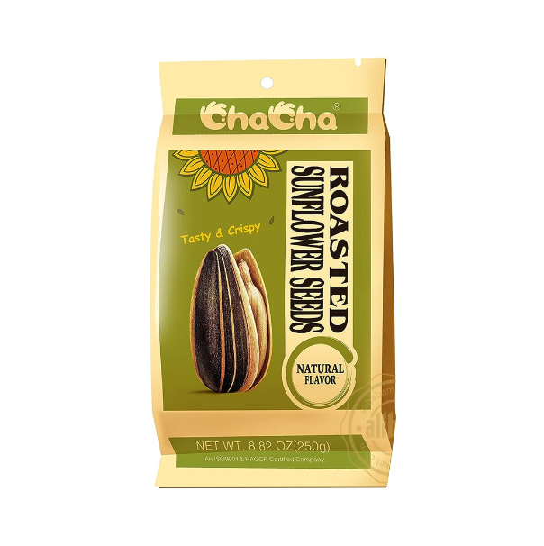 CHA CHA SUNFLOWER SEEDS NATURAL FLAVOR 250GR X 18pack | TURKUAZ
